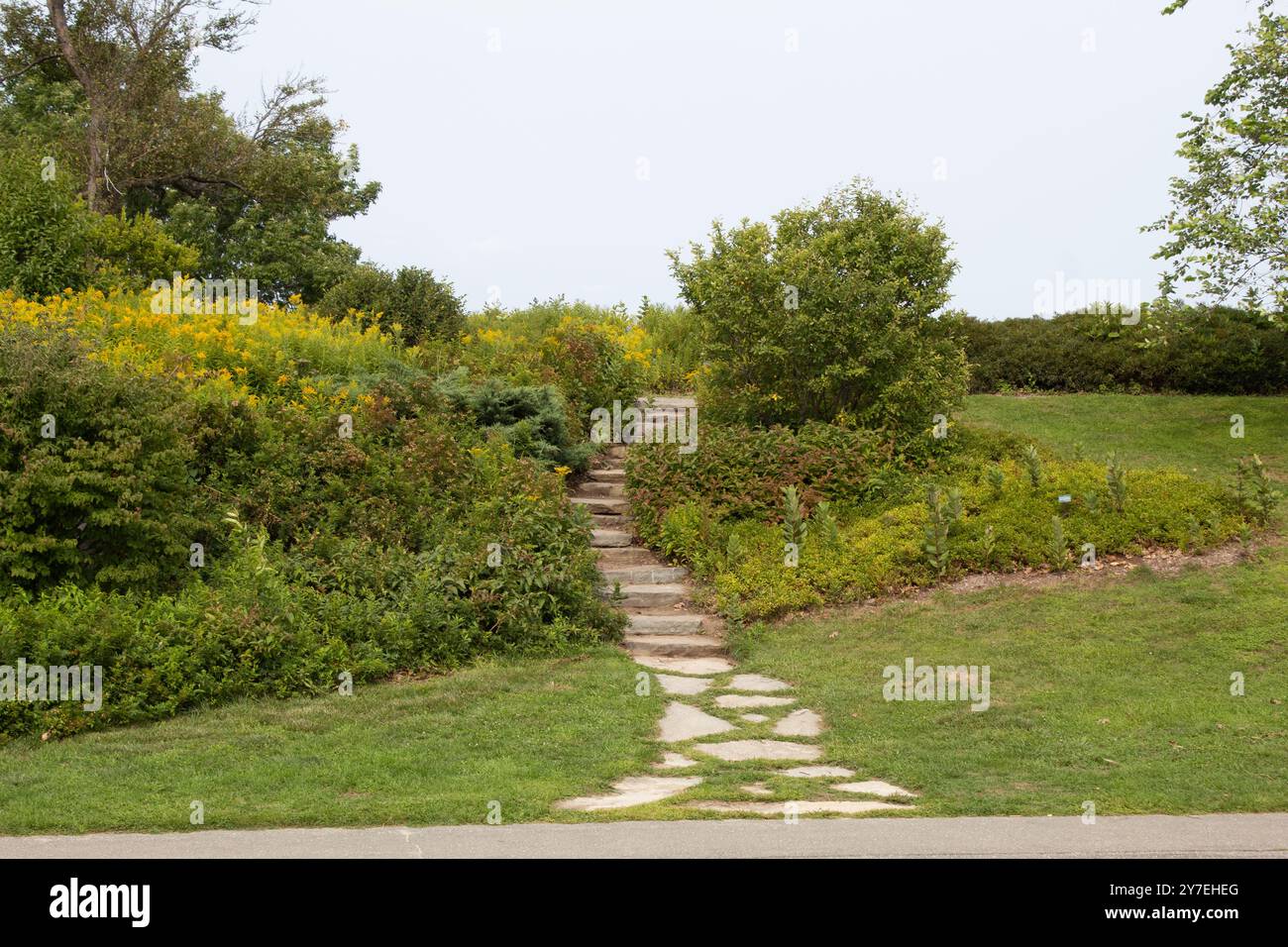 Pathway at Fort Williams Park, Portland, Maine Stock Photo - Alamy
