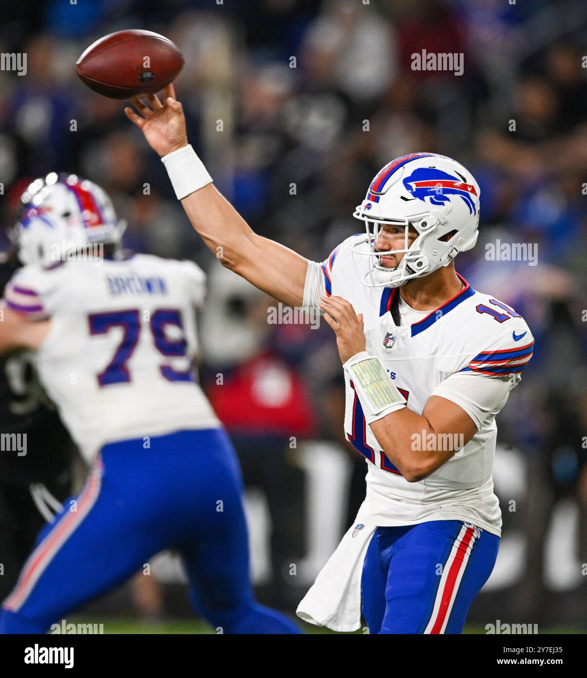 Baltimore, Maryland, on Sunday, September 29, 2024. Backup Buffalo ...