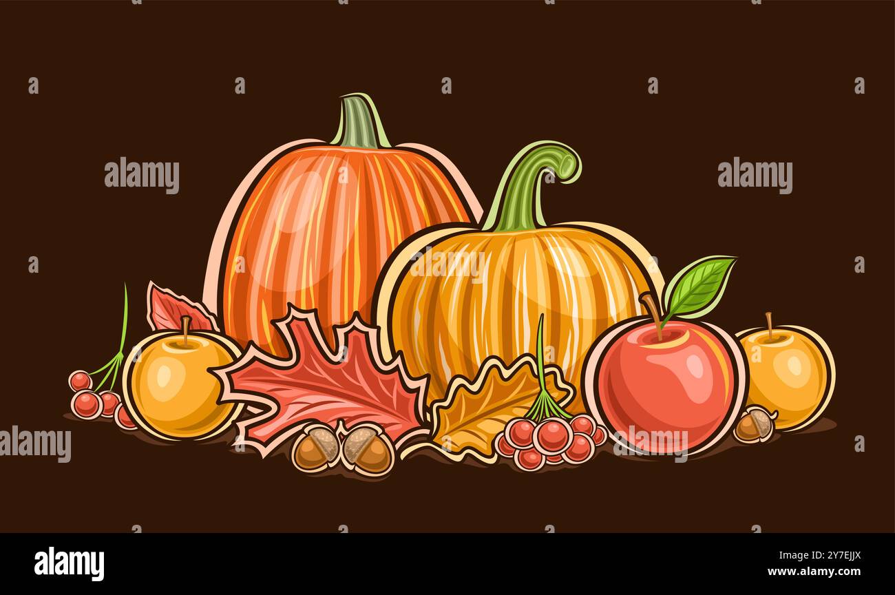 Apple Pumpkin Logo Big Apple Vector Images | Depositphotos