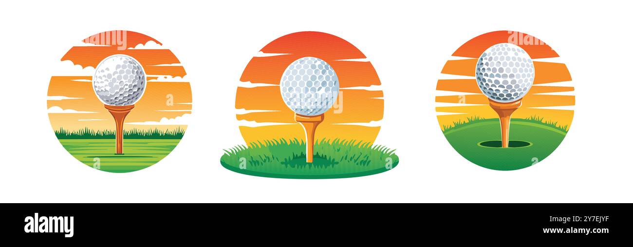 Practice tee Stock Vector Images - Alamy