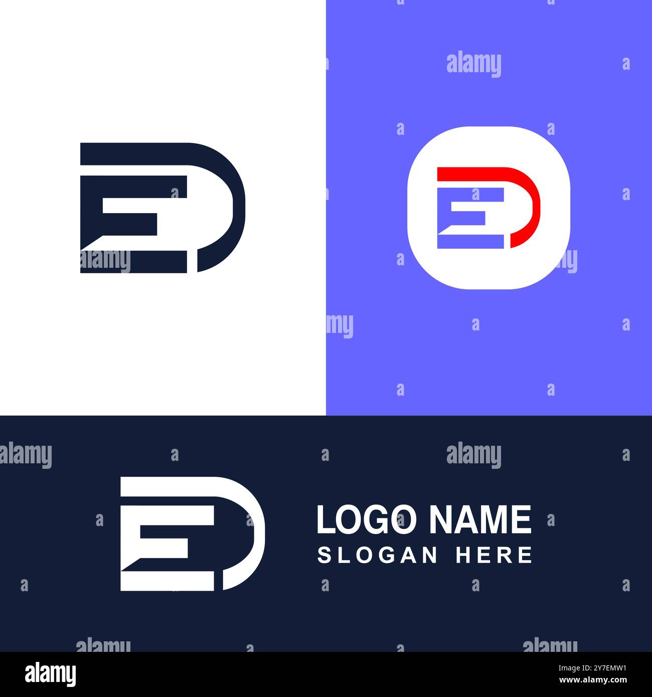 ED logo icon for business sign Stock Vector Image & Art - Alamy