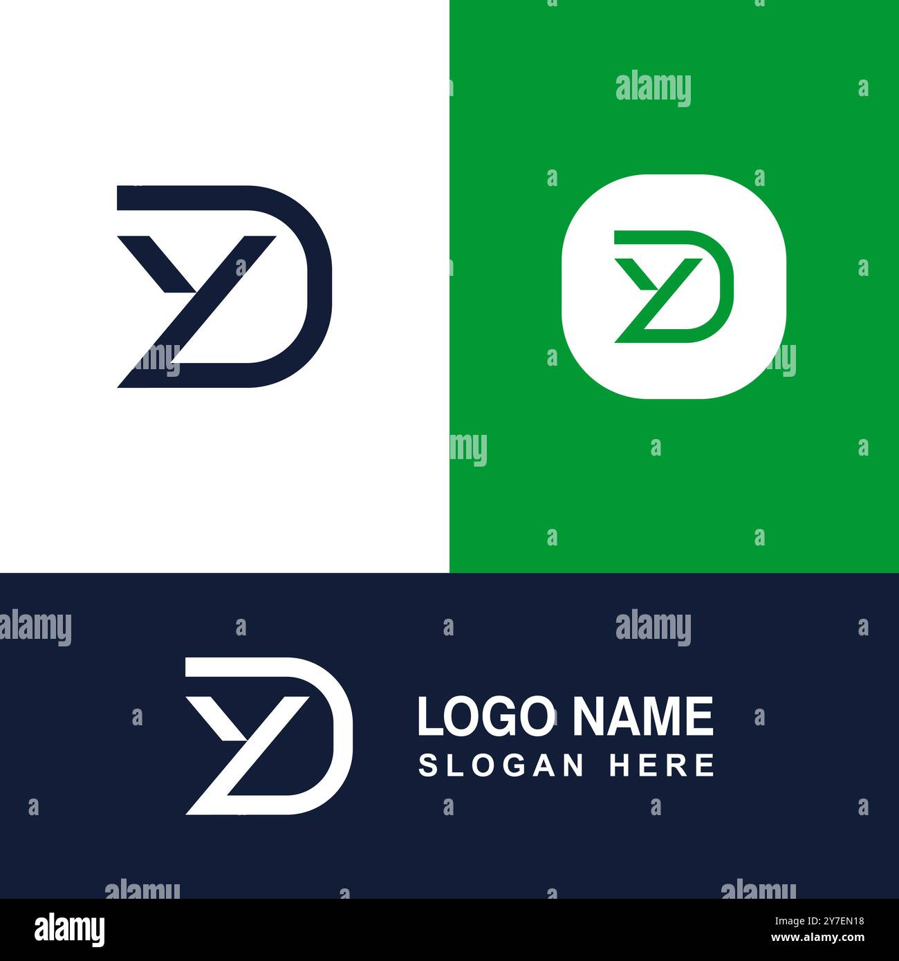 Professional YD or DY logo design Stock Vector Image & Art - Alamy