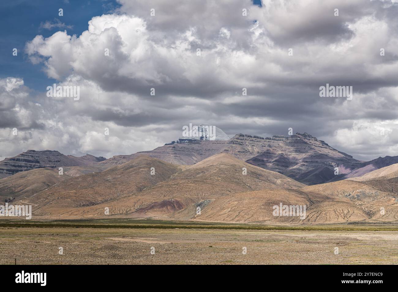 Mount Kailash, is a 6,638 m high peak in the Kailash Range, which forms ...
