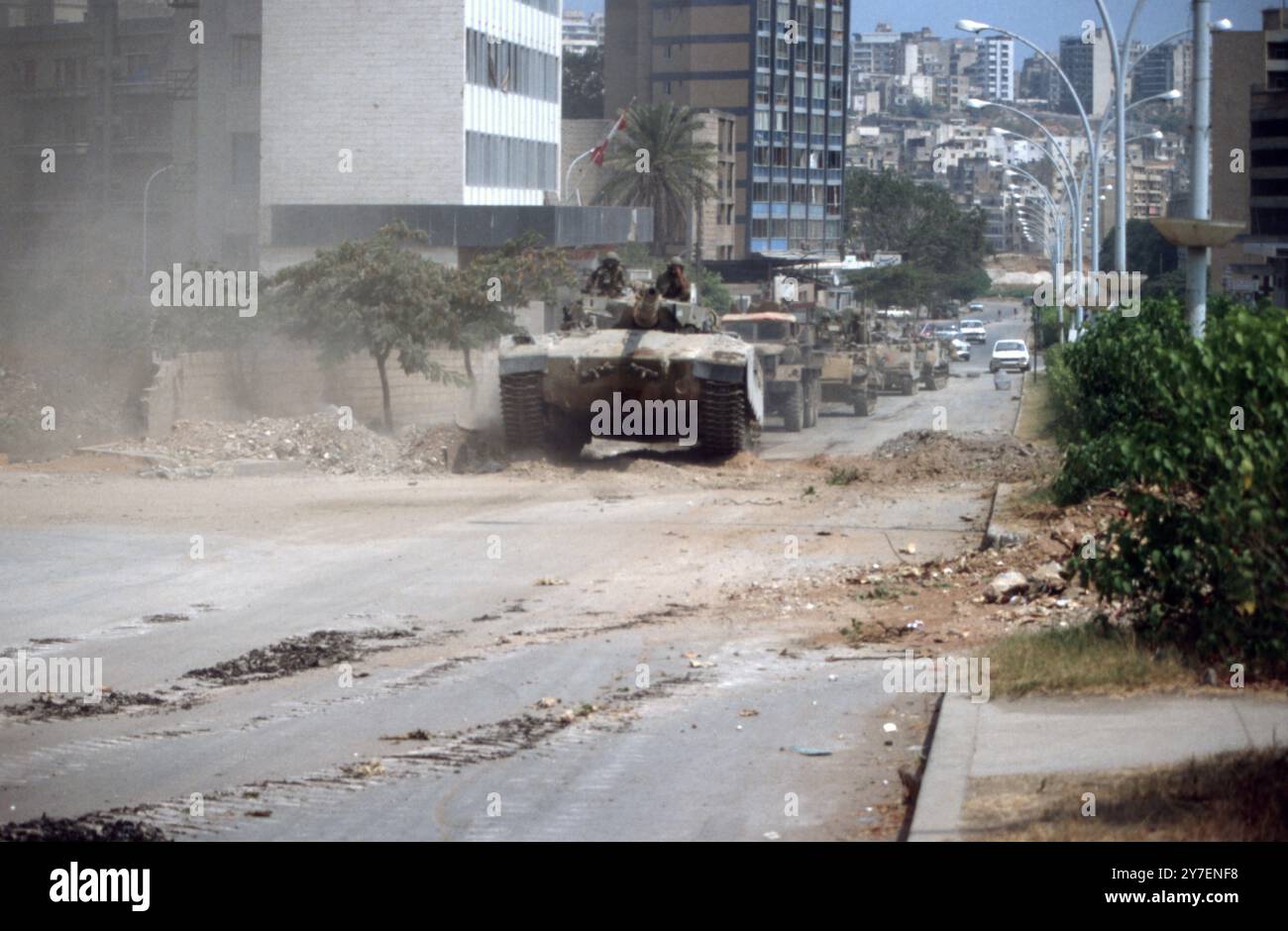 Lebanon War 1982 / Lebanonwar 82 - Beirut - IDF / Israeli Tank Merkava ...