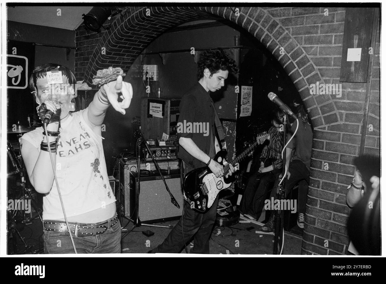 KAREN O, YEAH YEAH YEAHS, FIRST UK TOUR, 2002: A young Karen O of Yeah ...