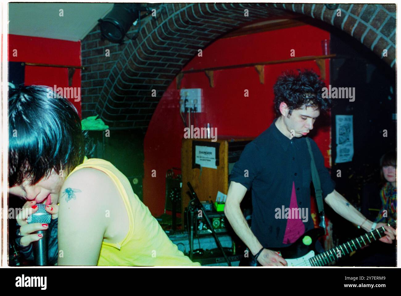 KAREN O, YEAH YEAH YEAHS, FIRST UK TOUR, 2002: A young Karen O of Yeah ...