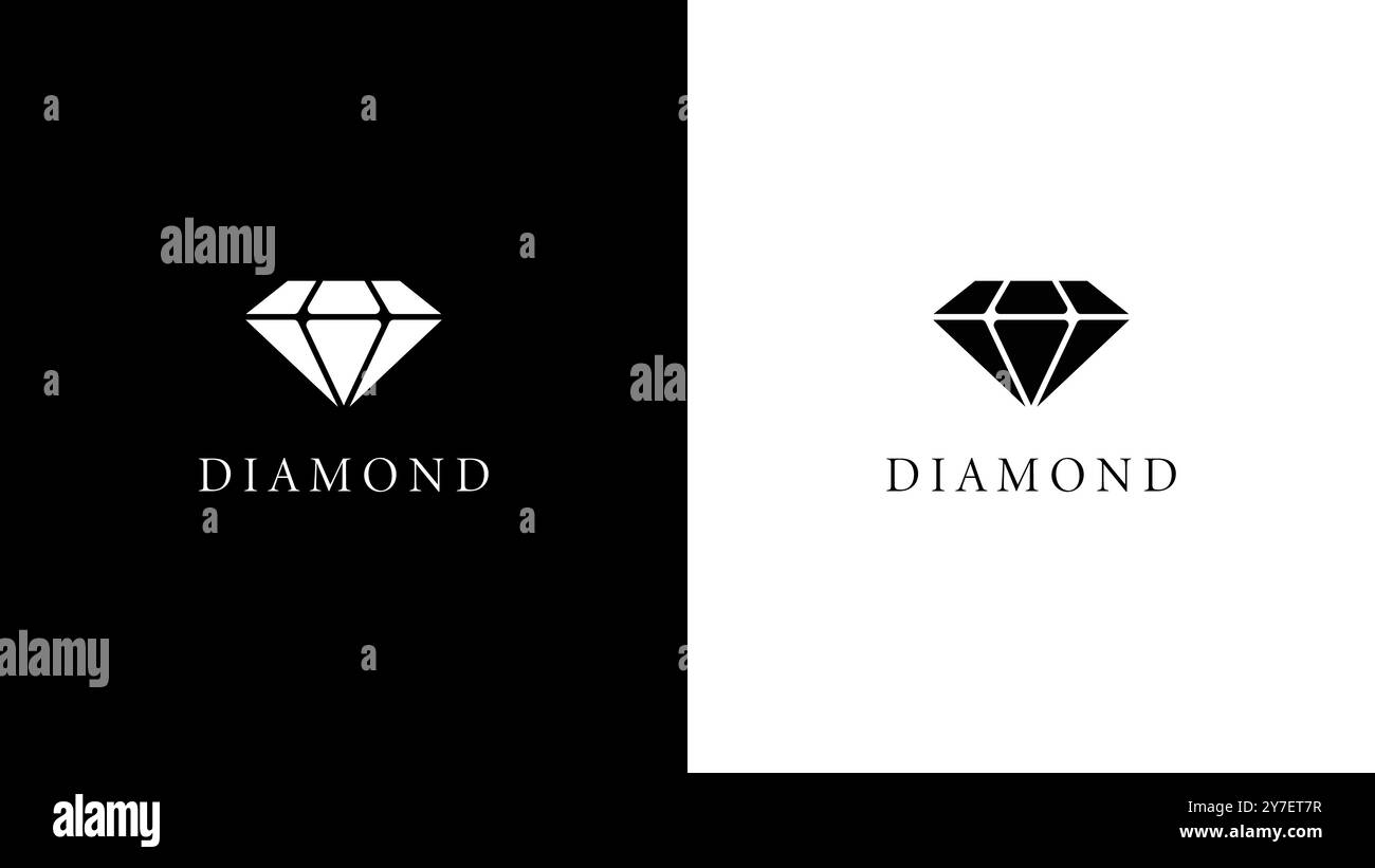 Minimal diamond logo design. Diamond business icon for website and app ...