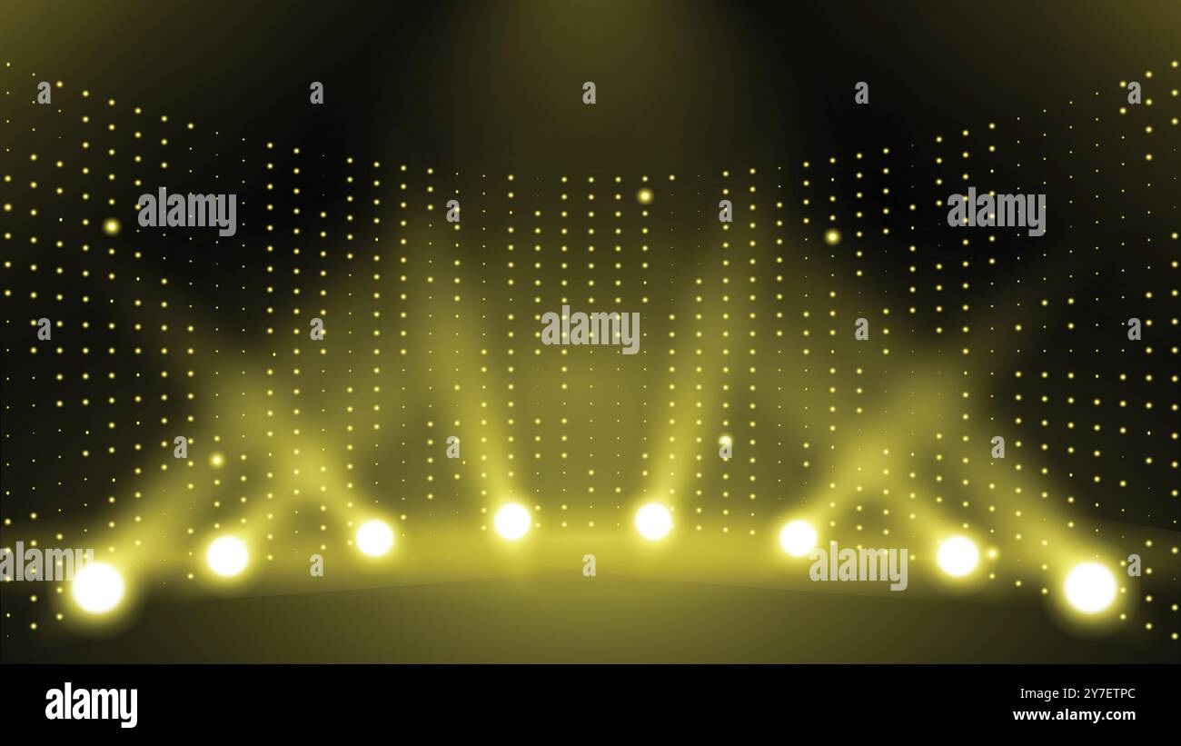 Stage lights rays scene background. Abstract spot light rays background ...