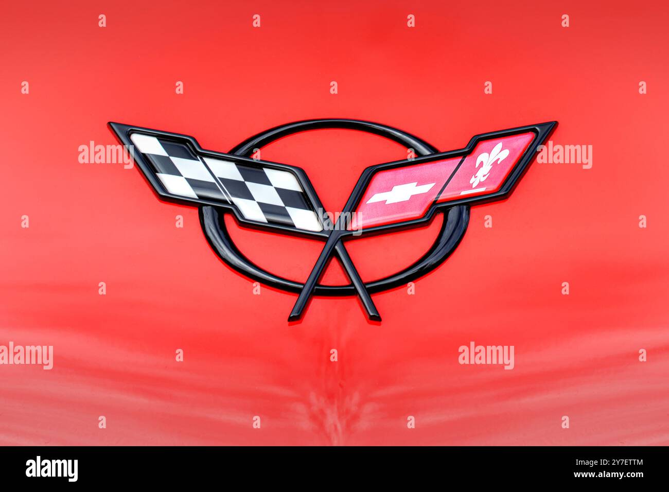Chevrolet Corvette logo Stock Photo - Alamy
