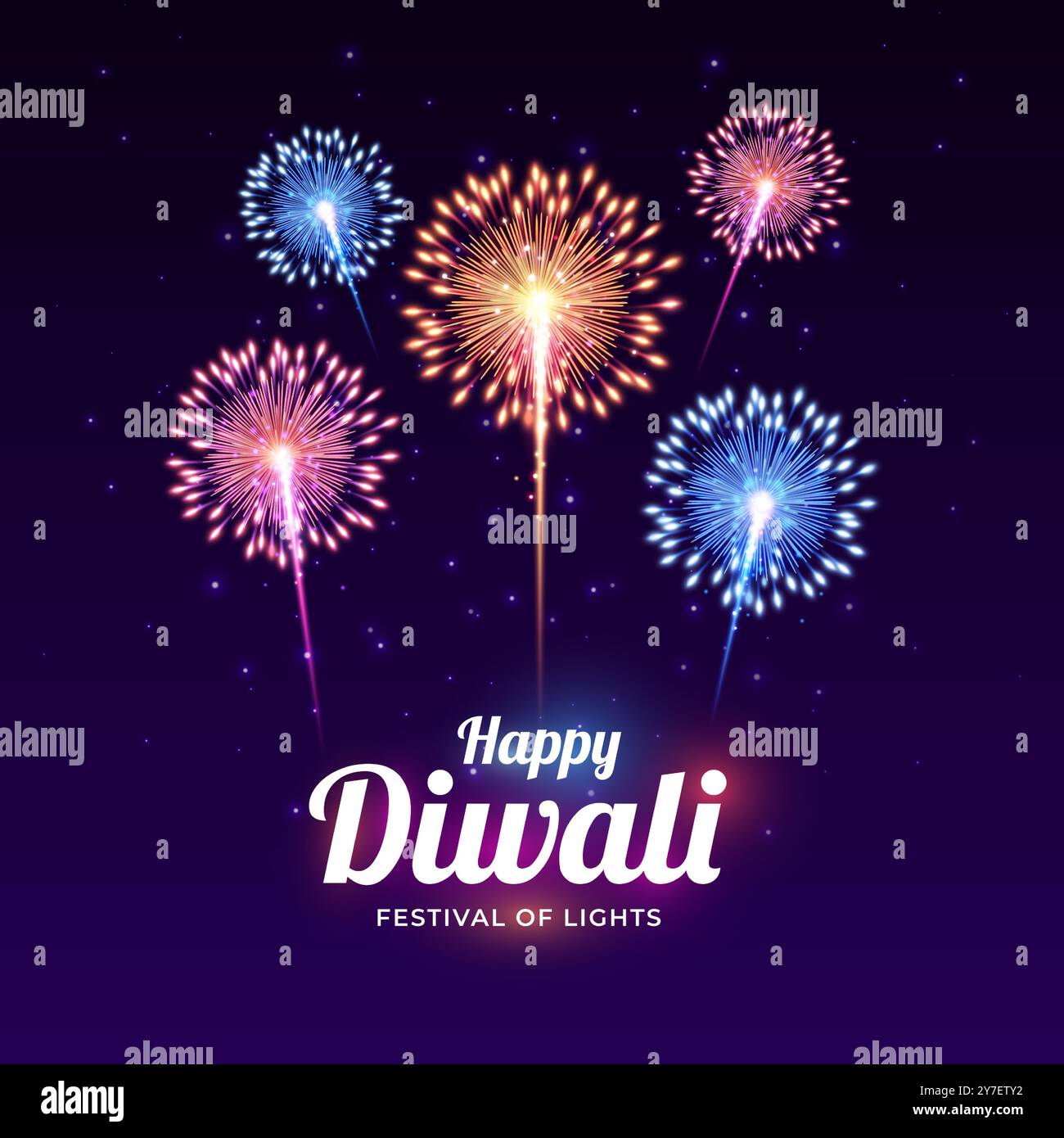 Happy Diwali Social Media Post Template. Happy Diwali Celebration ...