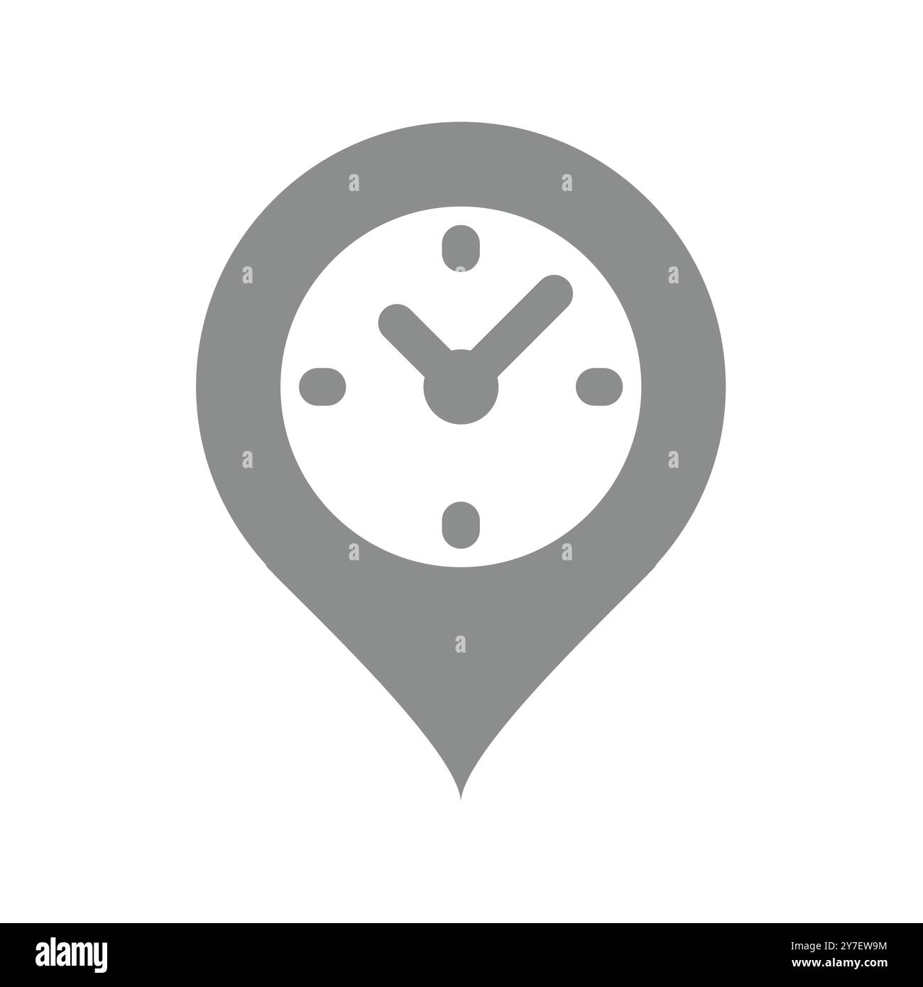 Icon navigator pin location Cut Out Stock Images & Pictures - Alamy