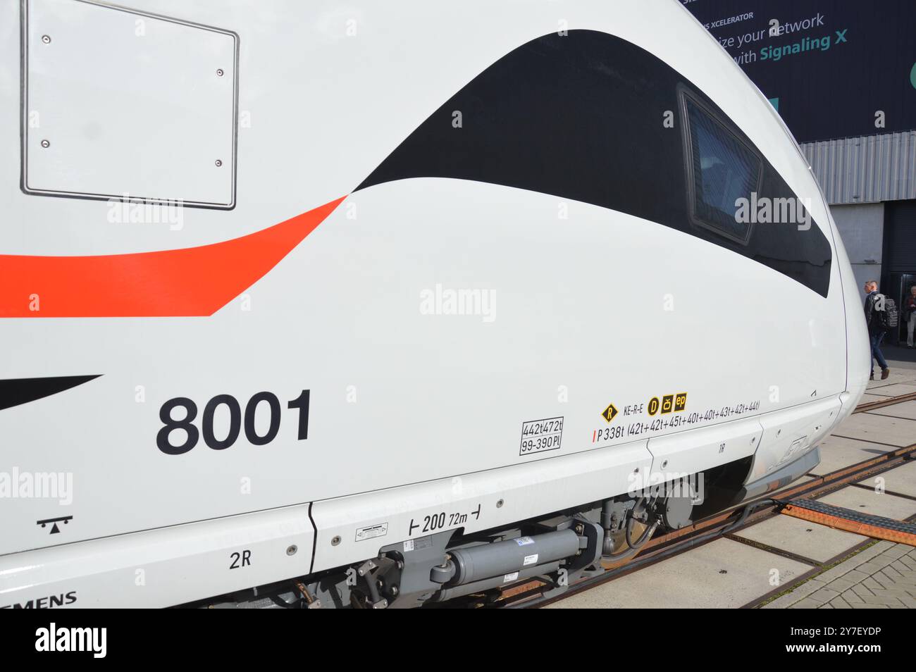 Berlin, Germany - September 27, 2024 - Velaro high speed train that ...