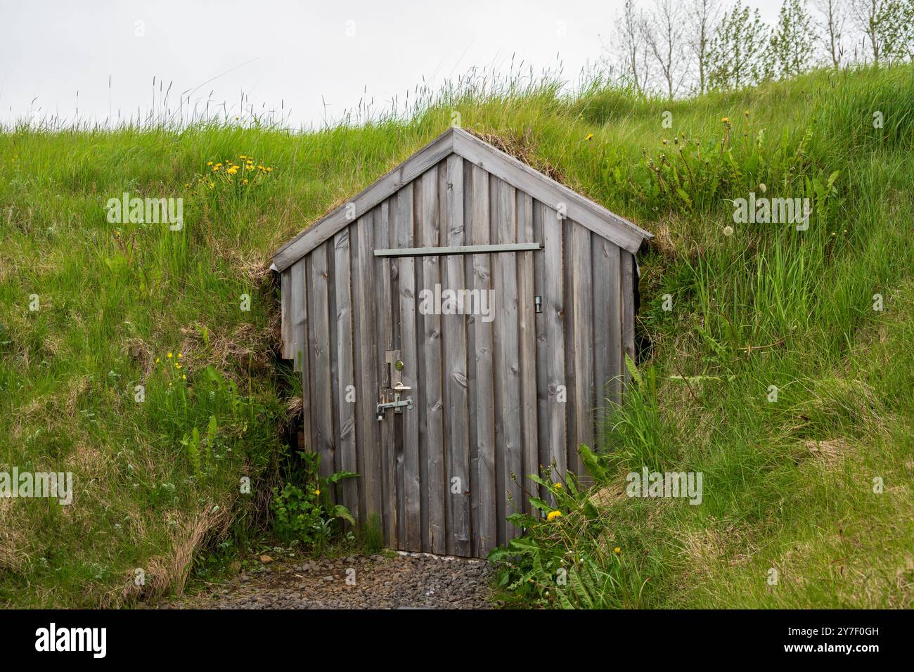 Historic Caves of Hella in Iceland Stock Photo - Alamy
