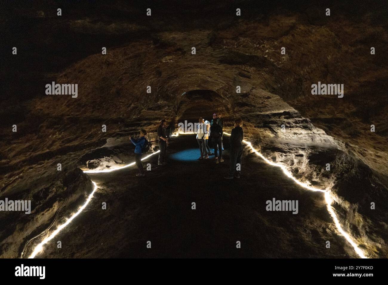 Historic Caves of Hella in Iceland Stock Photo - Alamy
