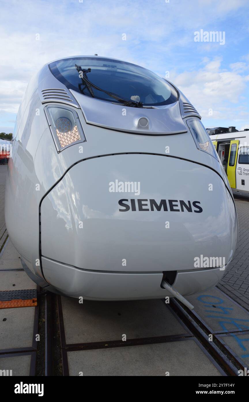 Berlin, Germany - September 27, 2024 - Velaro high speed train that ...