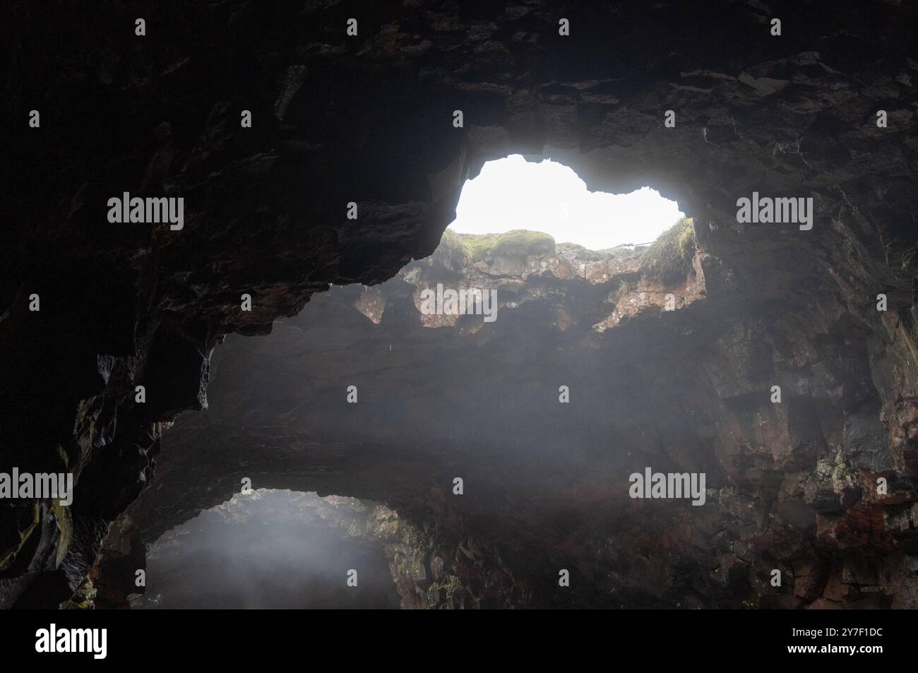 Geological formations lava tunnel hi-res stock photography and images ...