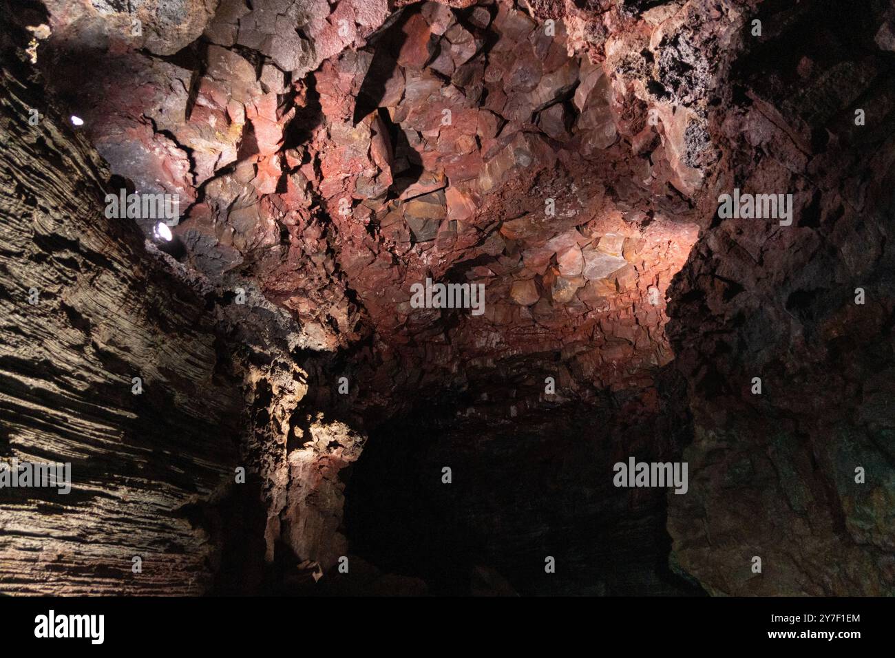 Iceland lava caving hi-res stock photography and images - Alamy
