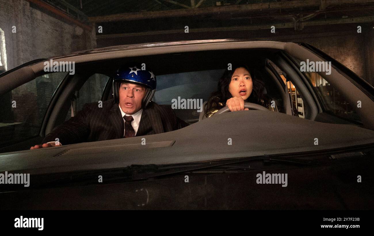 JOHN CENA and AWKWAFINA in JACKPOT! (2024), directed by PAUL FEIG ...