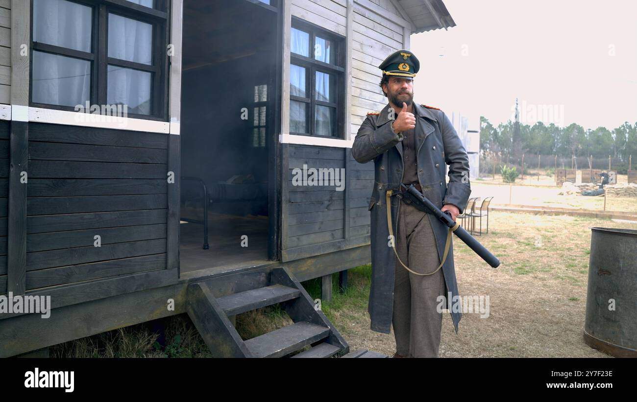 HENRY CAVILL in THE MINISTRY OF UNGENTLEMANLY WARFARE (2024), directed by GUY RITCHIE. Credit ...