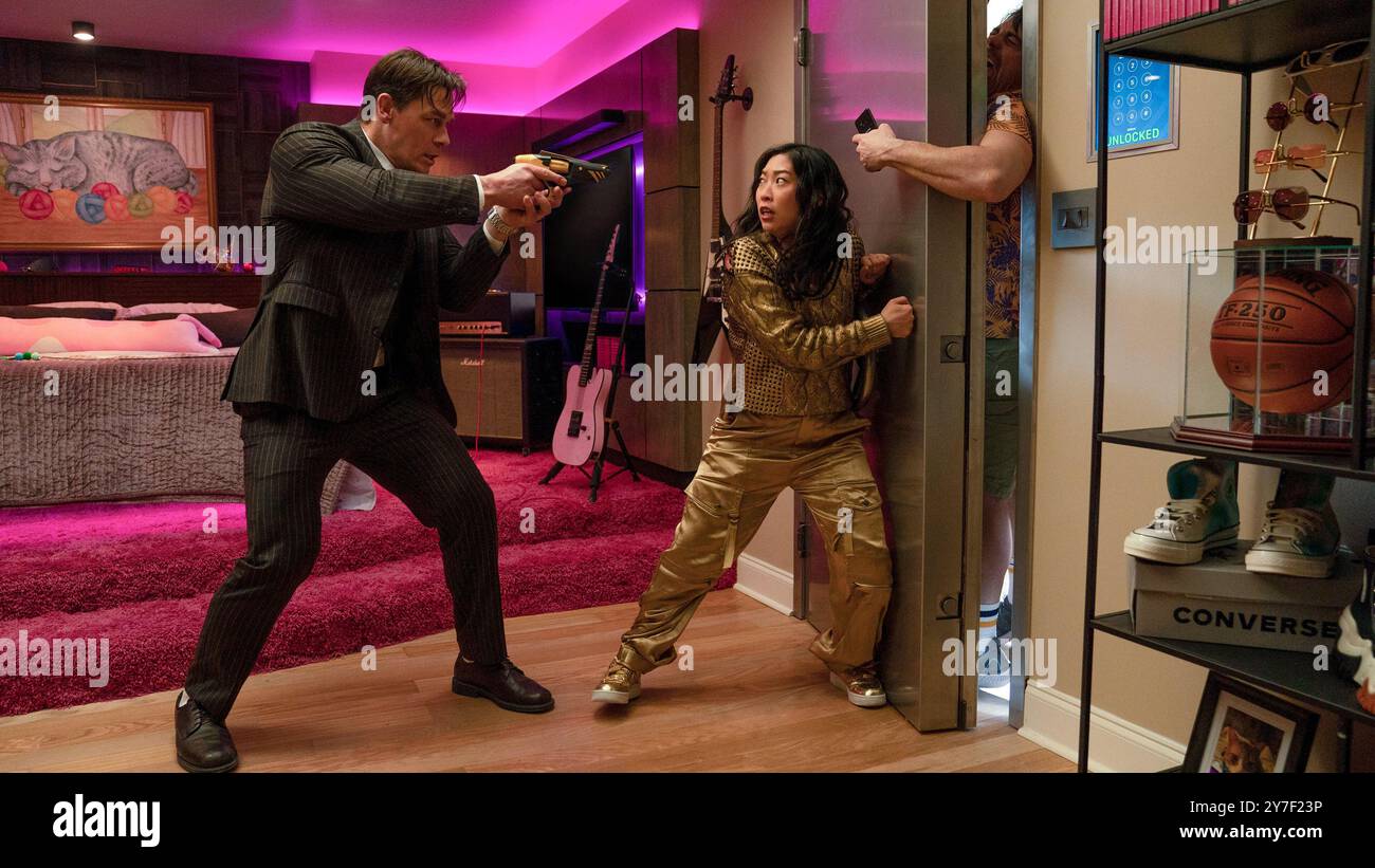 JOHN CENA and AWKWAFINA in JACKPOT! (2024), directed by PAUL FEIG ...