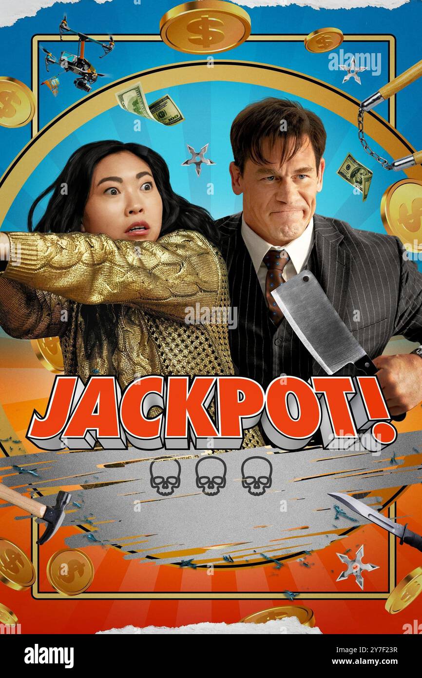 JOHN CENA and AWKWAFINA in JACKPOT! (2024), directed by PAUL FEIG ...