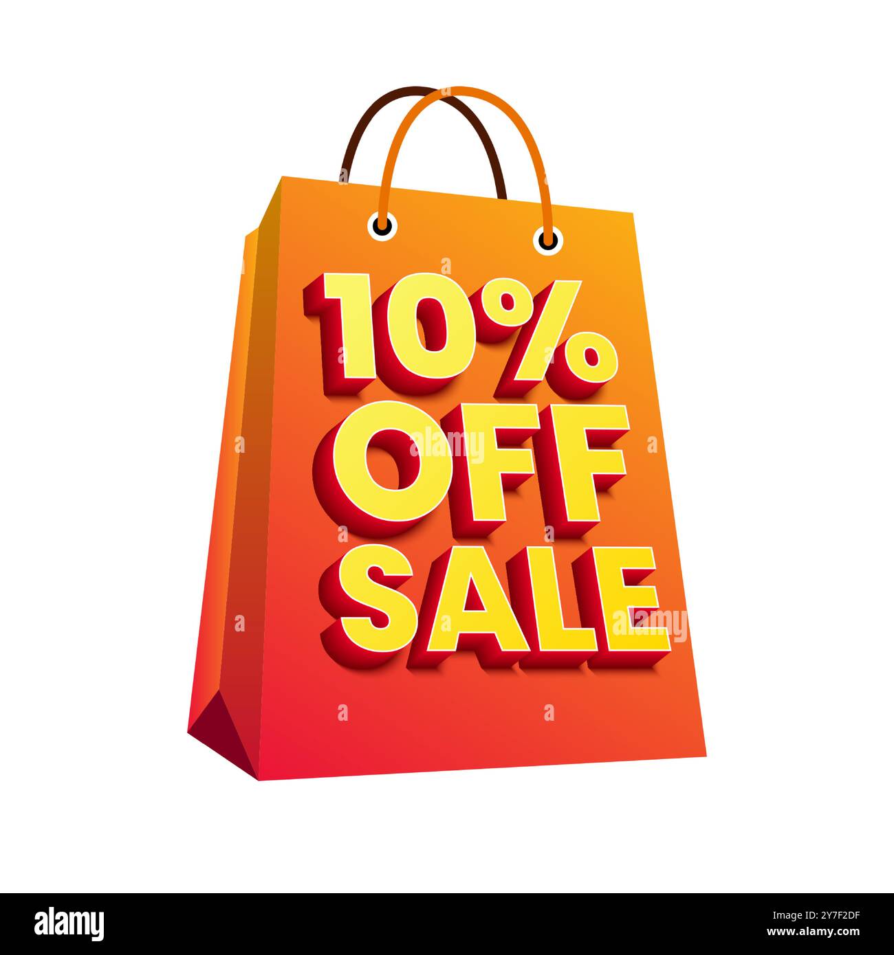 Sale off discount promotion set made of numbers. Vector Illustration ...