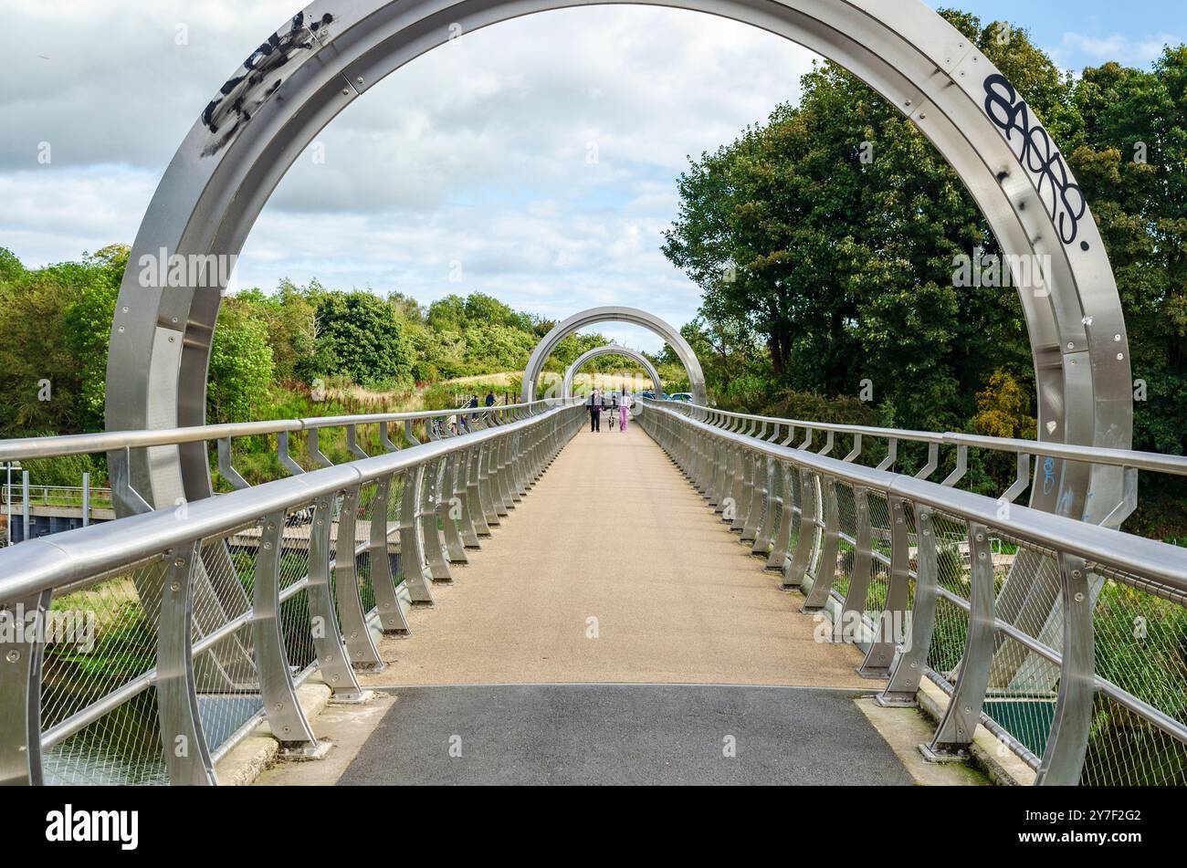 Belfast, County Down, Northern Ireland September 15 2024 - A couple ...