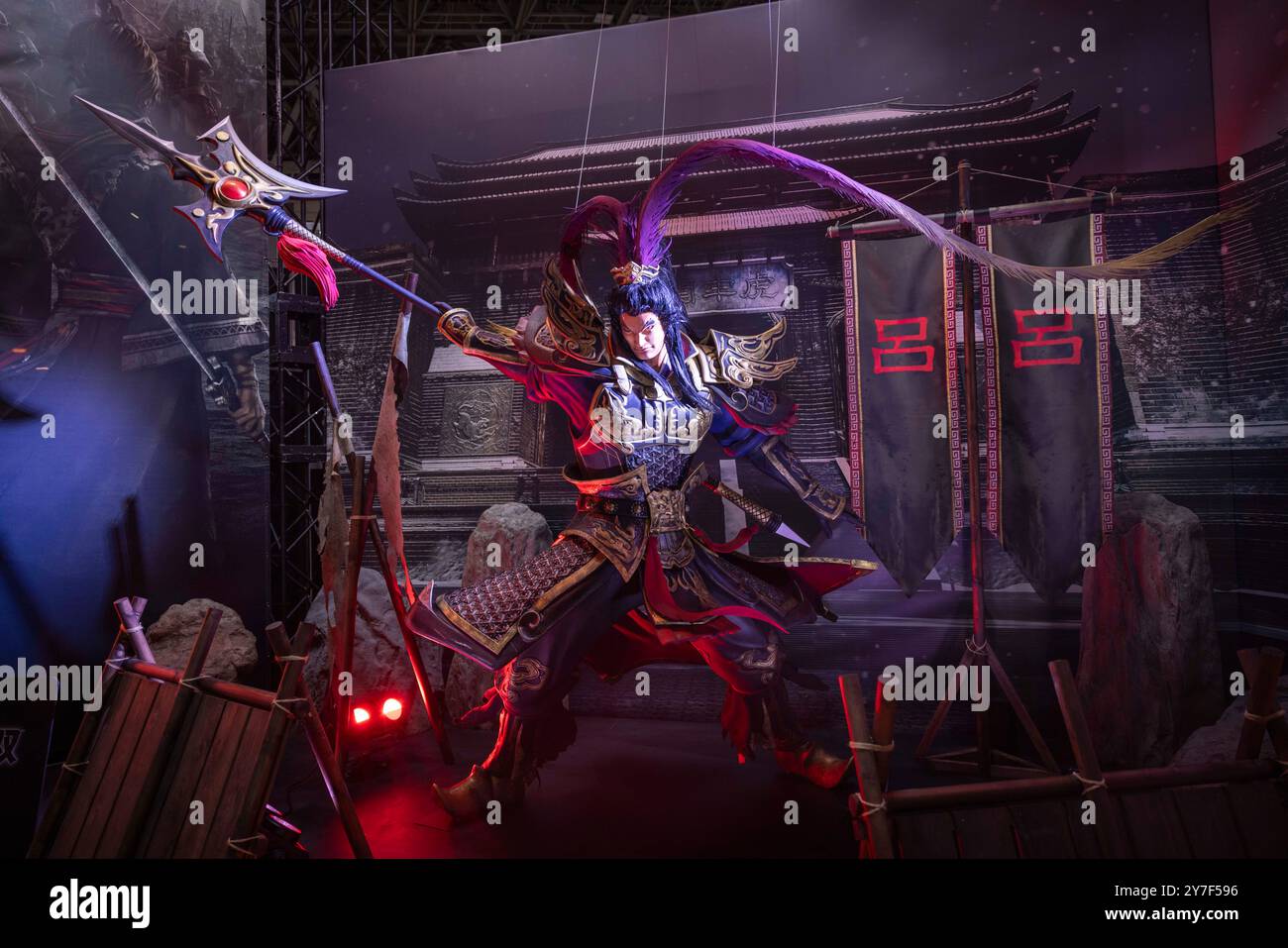 Chiba, Japan. 26th Sep, 2024. Koei Tecmo video game Dynasty Warriors: Origins at Tokyo Game Show ...