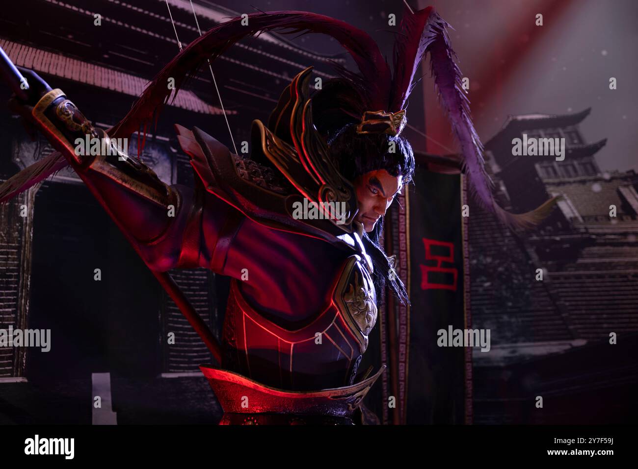 Chiba, Japan. 26th Sep, 2024. Koei Tecmo video game Dynasty Warriors: Origins at Tokyo Game Show ...