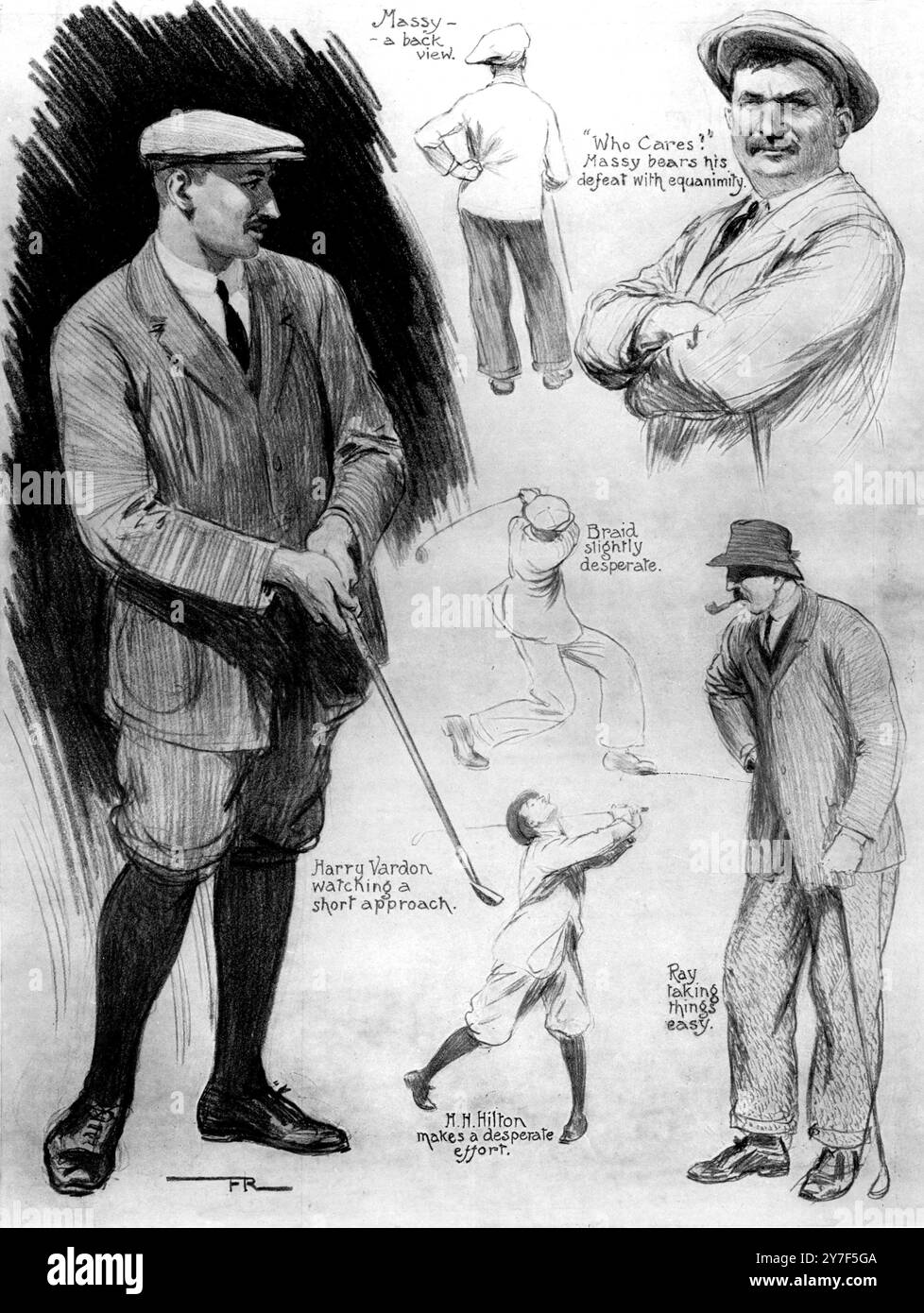 Harry Vardon 1911 Stock Photo - Alamy