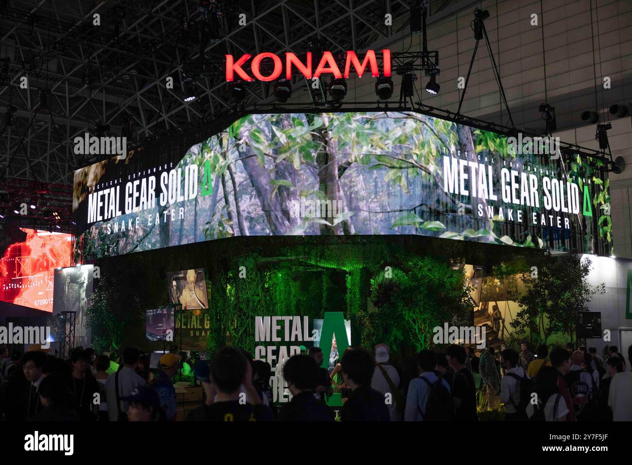 Chiba, Japan. 26th Sep, 2024. Japanese game developer Konami booth at ...