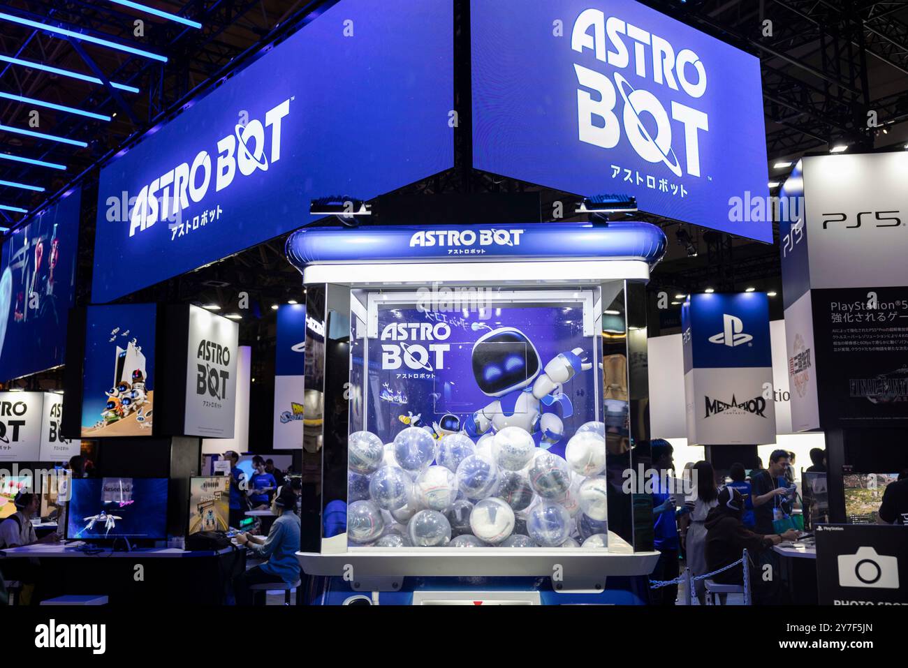 Chiba, Japan. 26th Sep, 2024. Astro Bot video game branding at the ...