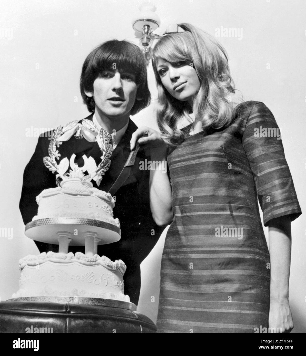 George harrison pattie boyd hi-res stock photography and images - Alamy