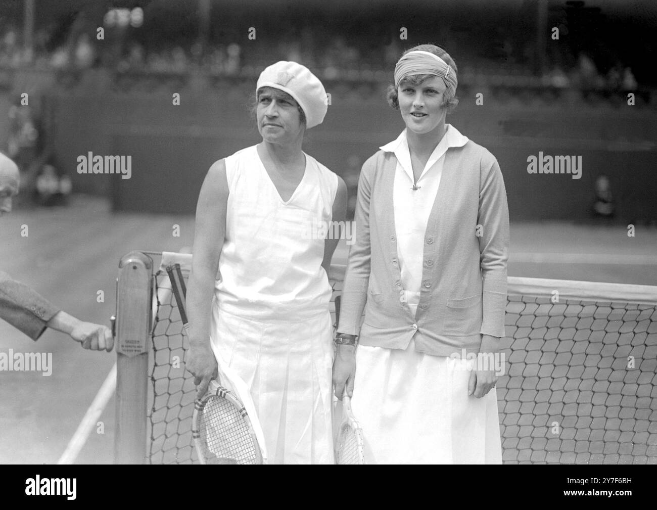Mrs Bundy left (formerly Miss May Sutton) with Joan Ridley at the ...