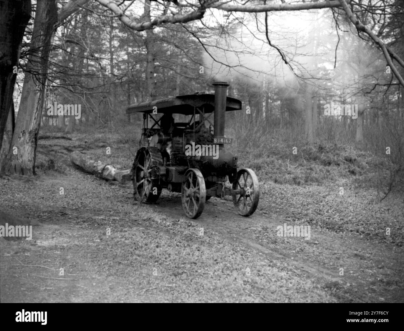 Iron horse ( hauling timber). 1931Garrett traction engine no.4 CD ...