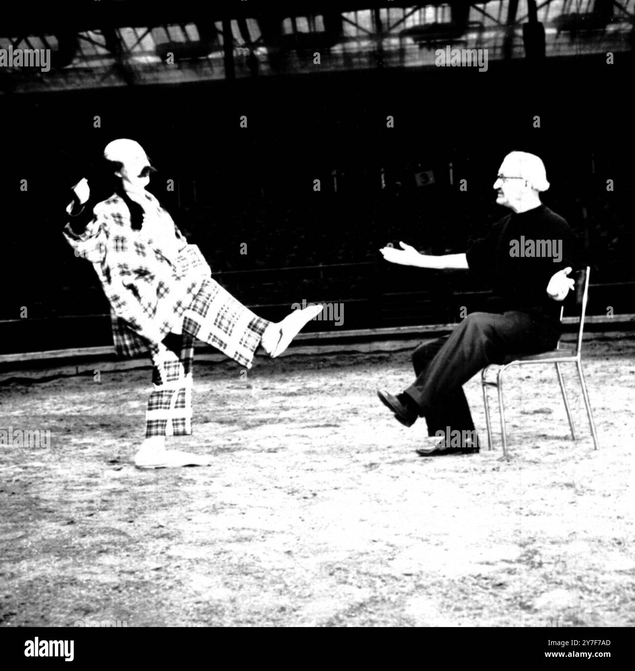 The clown with the big feet and the bowler hat is a seventeen year old ...