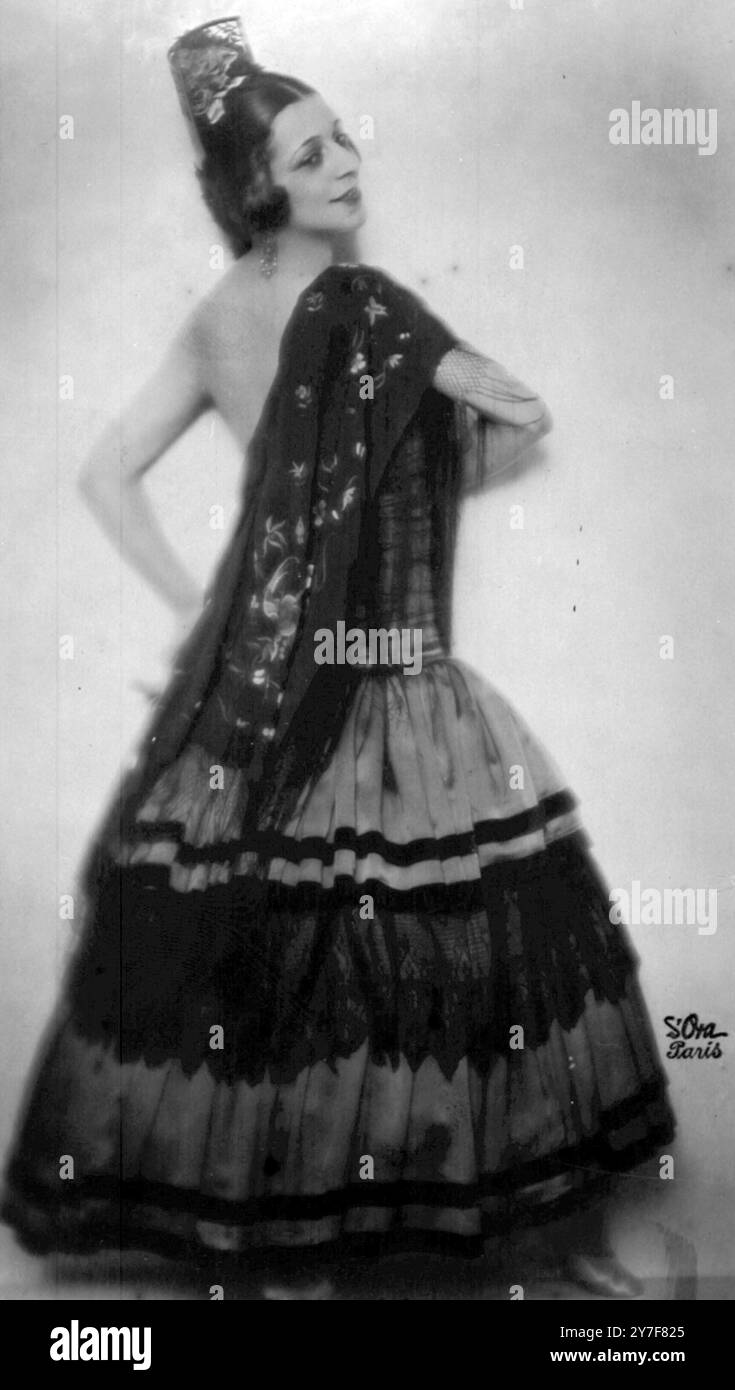 Pastora Imperio (La Argentina) Spain's greatest dancer 4th June 1927 ...