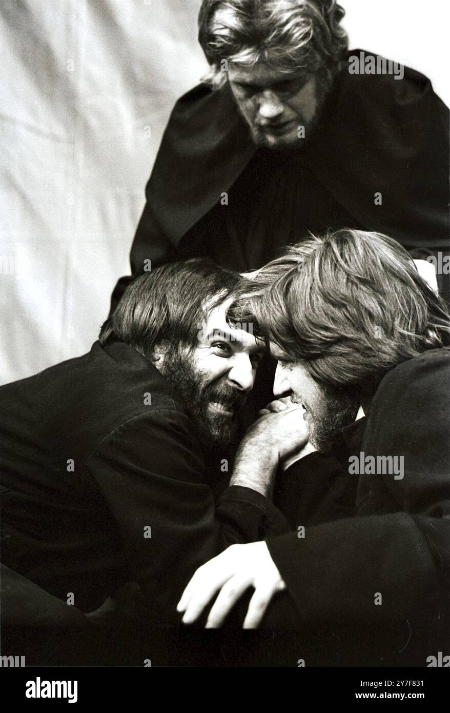 Rasputin wrestles with two fellow monks in a scene from The Rasputin ...