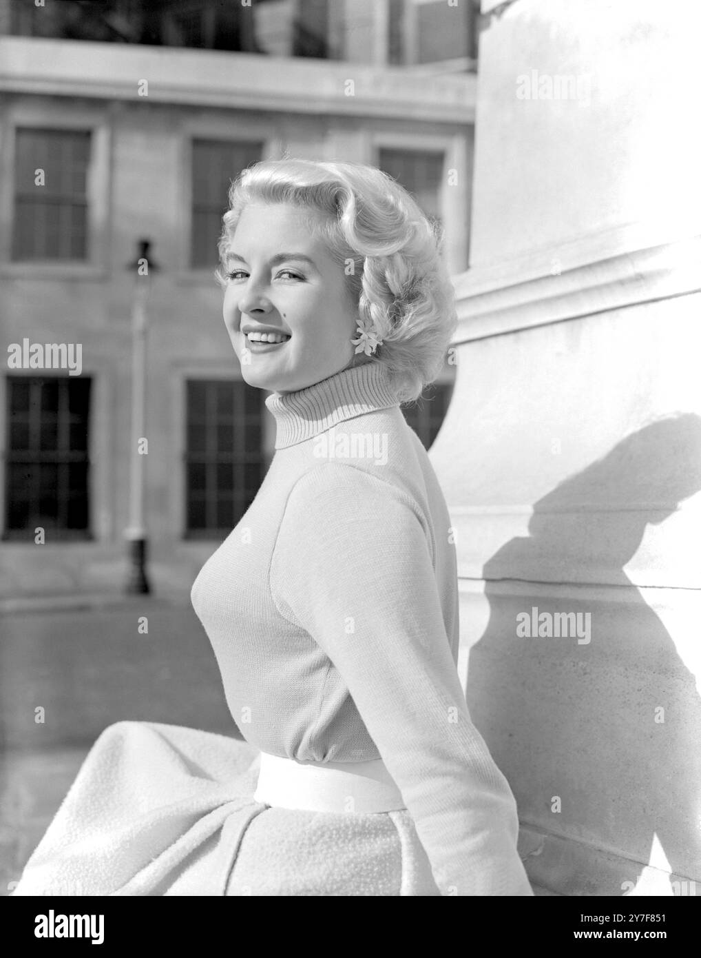 Britain's entry for the 1955 Miss World contest. Mrs. Jennifer Chimes ...