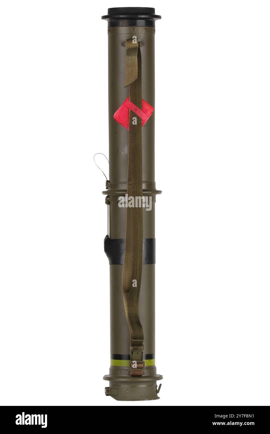 anti tank rocket propelled grenade launcher with HEAT warhead isolated ...