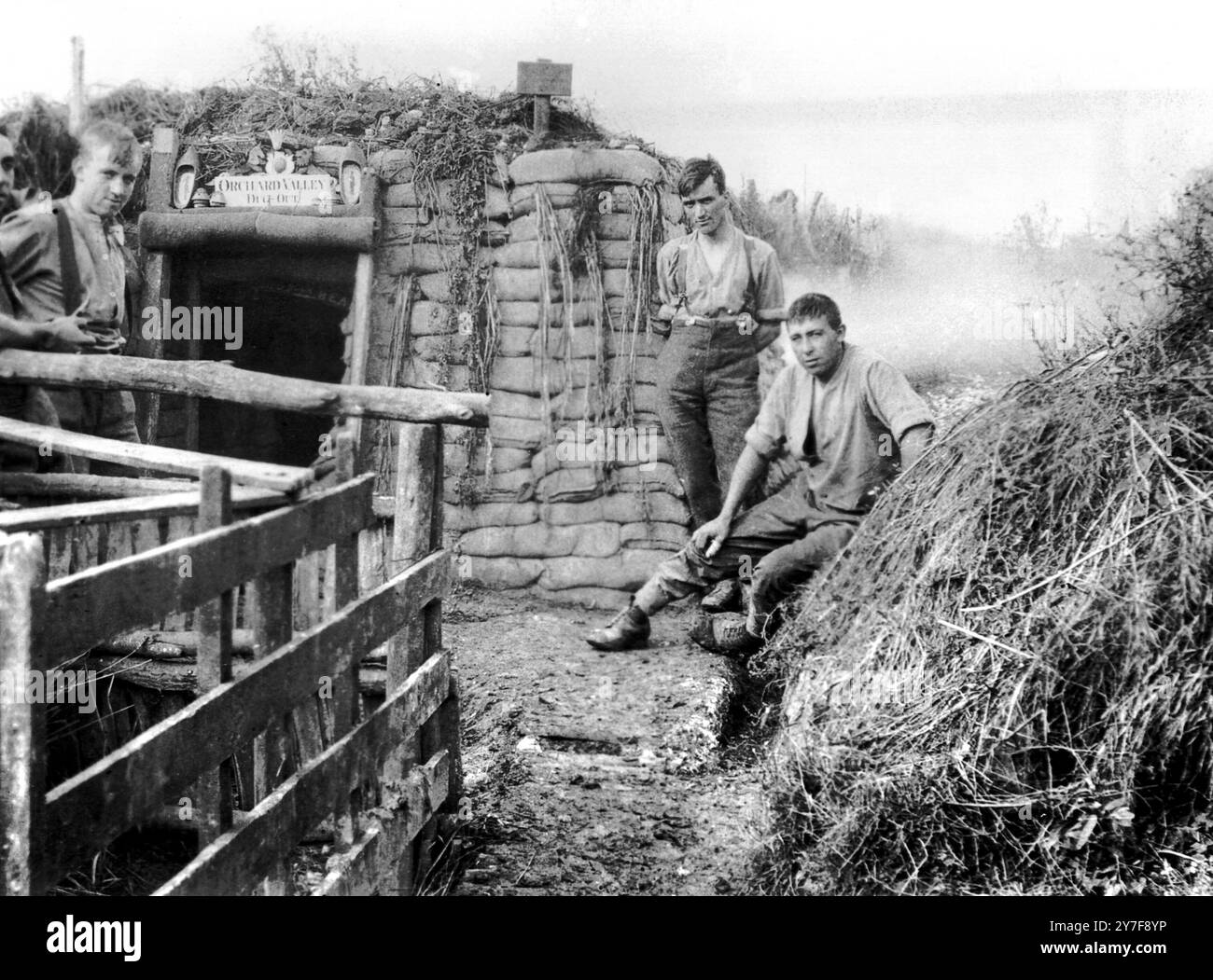 Ww1 trenches hi-res stock photography and images - Alamy