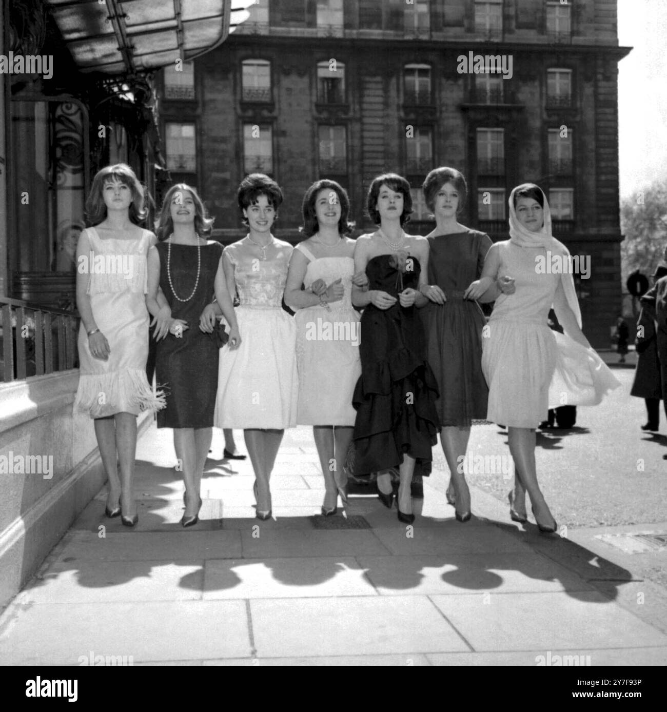 London: Outside the Berkeley Restaurant in London today seven lovely ...