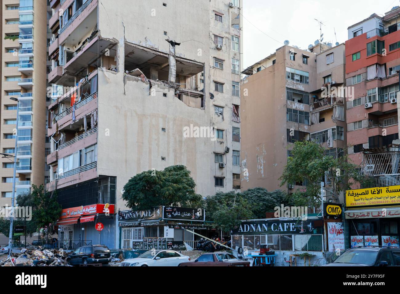 Beirut, Lebanon. 30th Sep, 2024. Sylvain Rostaing/Le Pictorium - Beirut ...