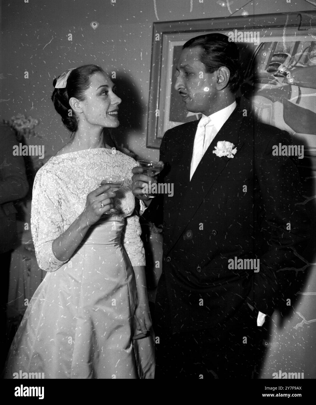 Prima ballerina, Svetlana Beriosova with her new husband, Harley Street ...