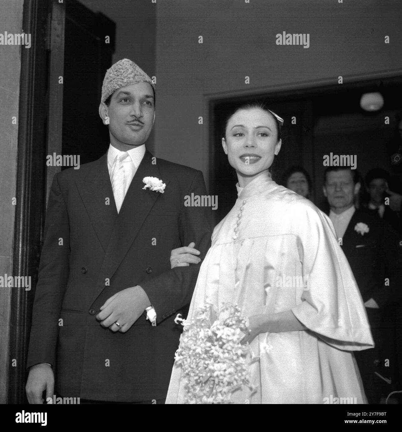 Prima ballerina, Svetlana Beriosova with her new husband, Harley Street psycho-analyist Mohammed ...