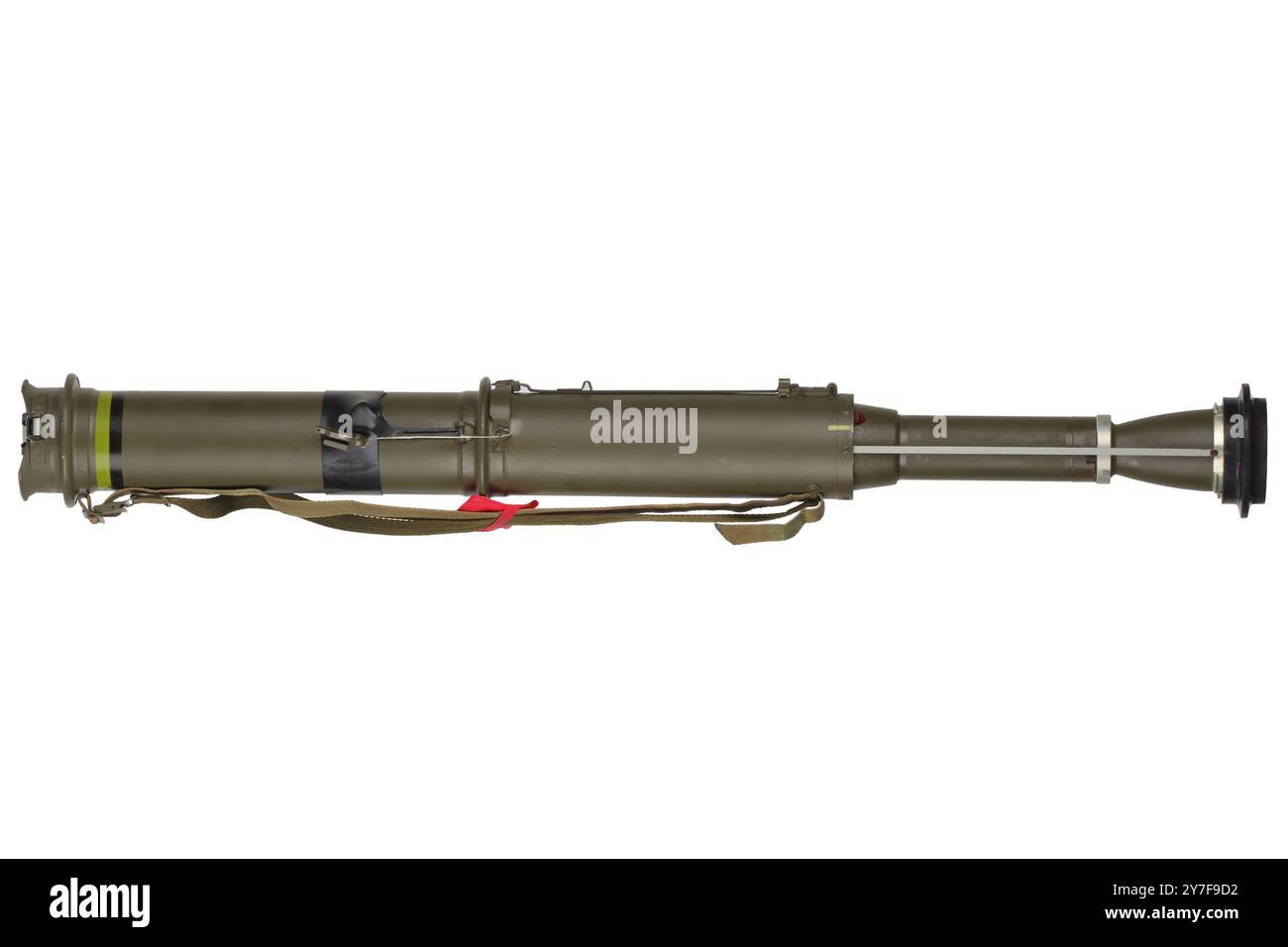anti tank rocket propelled grenade launcher with HEAT warhead isolated ...
