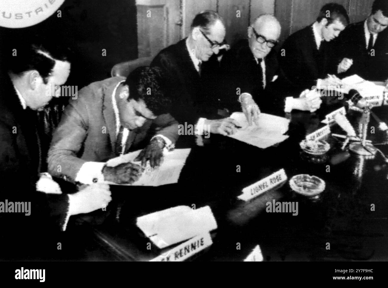 Melbourne, Australia: Seen during the signing cermony for the world ...