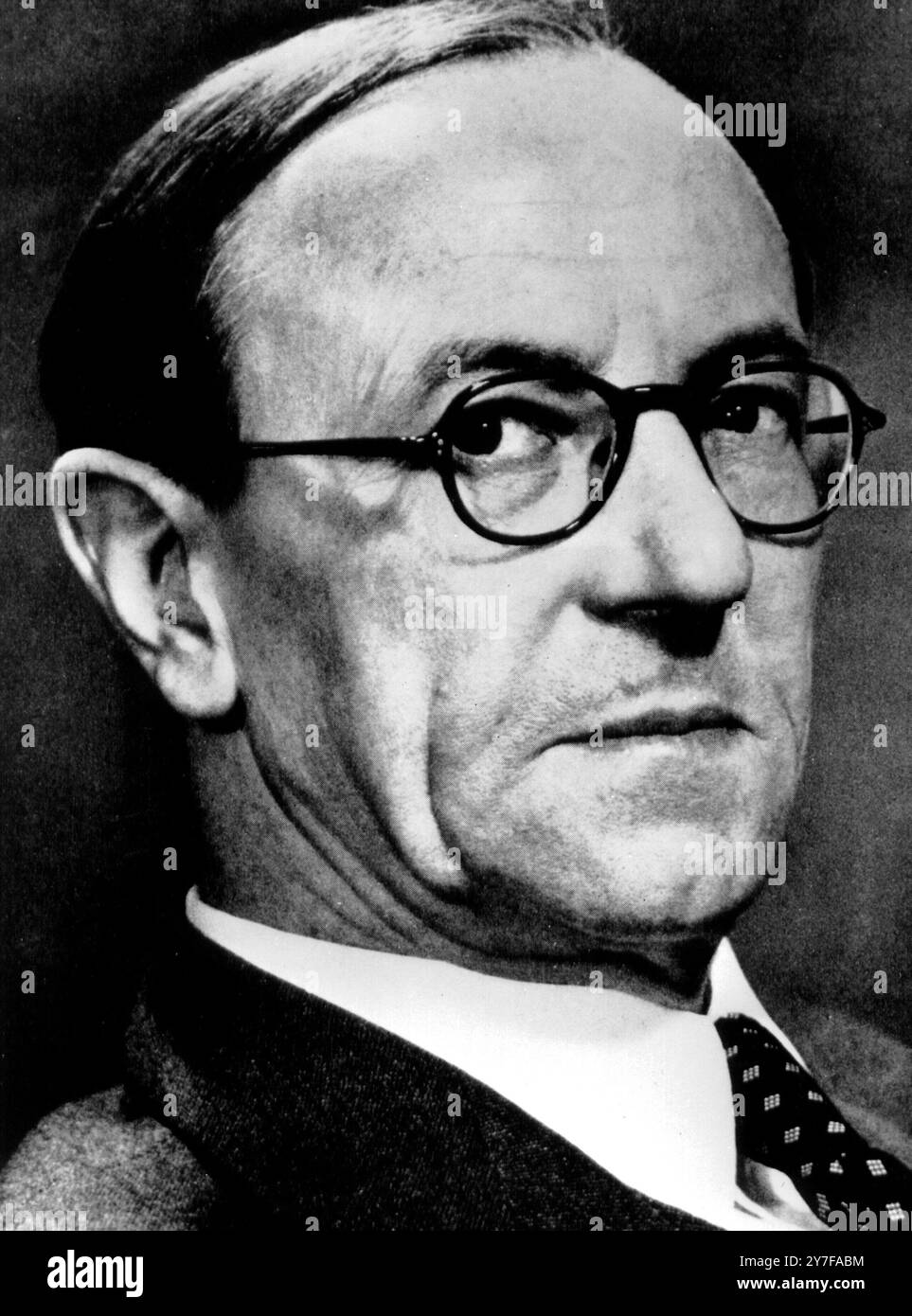 Nobel Prize winner for atomic energy James Chadwick Stock Photo - Alamy