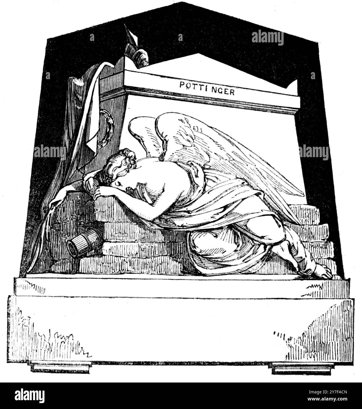 Monument to Major Eldred Pottinger in Bombay Cathedral 13th April 1850 ...