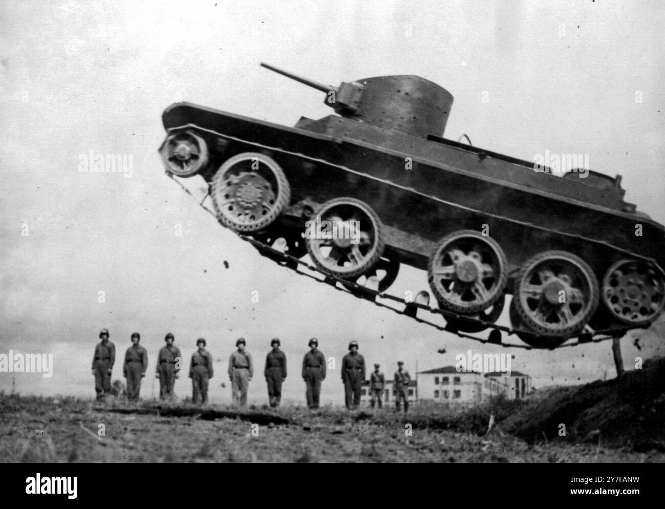 The most daring exercises with tanks ever devised were carried out by ...